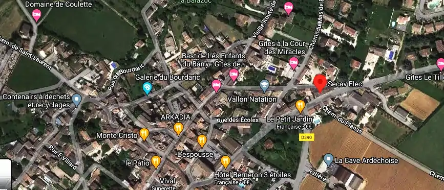 Secav Elec, Coupure de courant et réparation à Vallon-Pont-d'Arc 07150